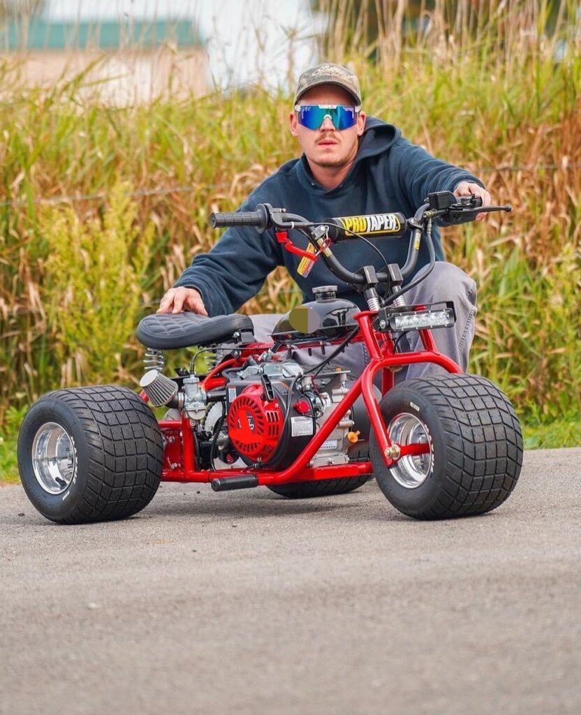 Astatic Red (Platinum Edition) Mini Trike – Mini bike kartel/Mini trike ...